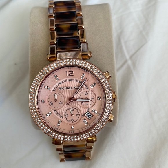 Michael Kors | Accessories | Michael Kors Womens Parker Rose Gold ...